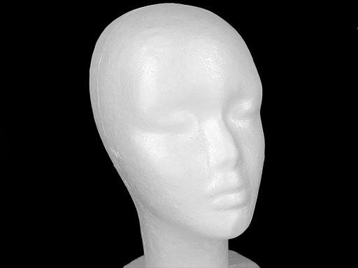 Polystyrene / Styrofoam Display Head | STOKLASA Haberdashery and Fabrics
