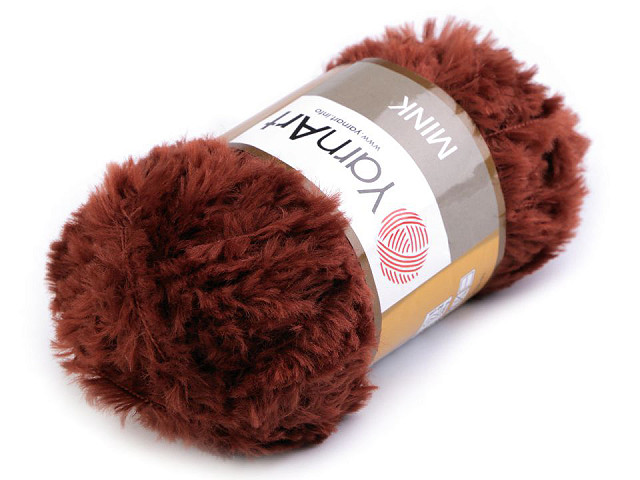 Fluffy Knitting Yarn 50 g Mink | STOKLASA Haberdashery and Fabrics