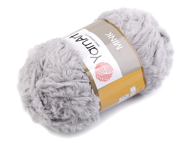 Fluffy Knitting Yarn 50 g Mink | STOKLASA Haberdashery and Fabrics