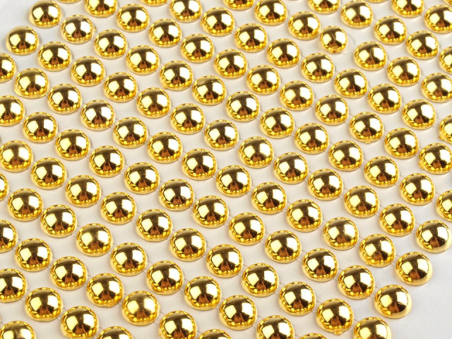 Self Adhesive Faux Pearl Stickers Ø6 mm | STOKLASA Haberdashery and Fabrics