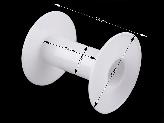 Plastic Empty Spool 6x6.6 cm | STOKLASA Haberdashery and Fabrics