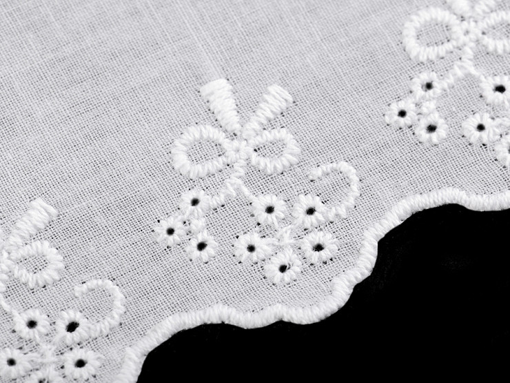 Cotton eyelet lace trim store