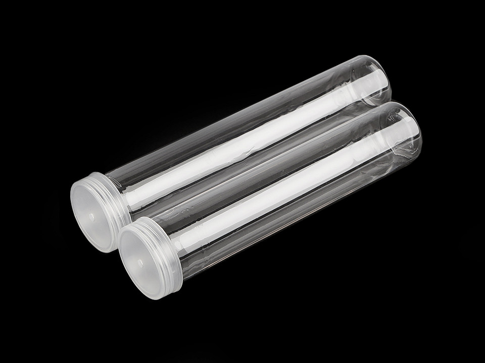 Plastic Tube Container - screw lid; Ø30 mm | STOKLASA Haberdashery and ...