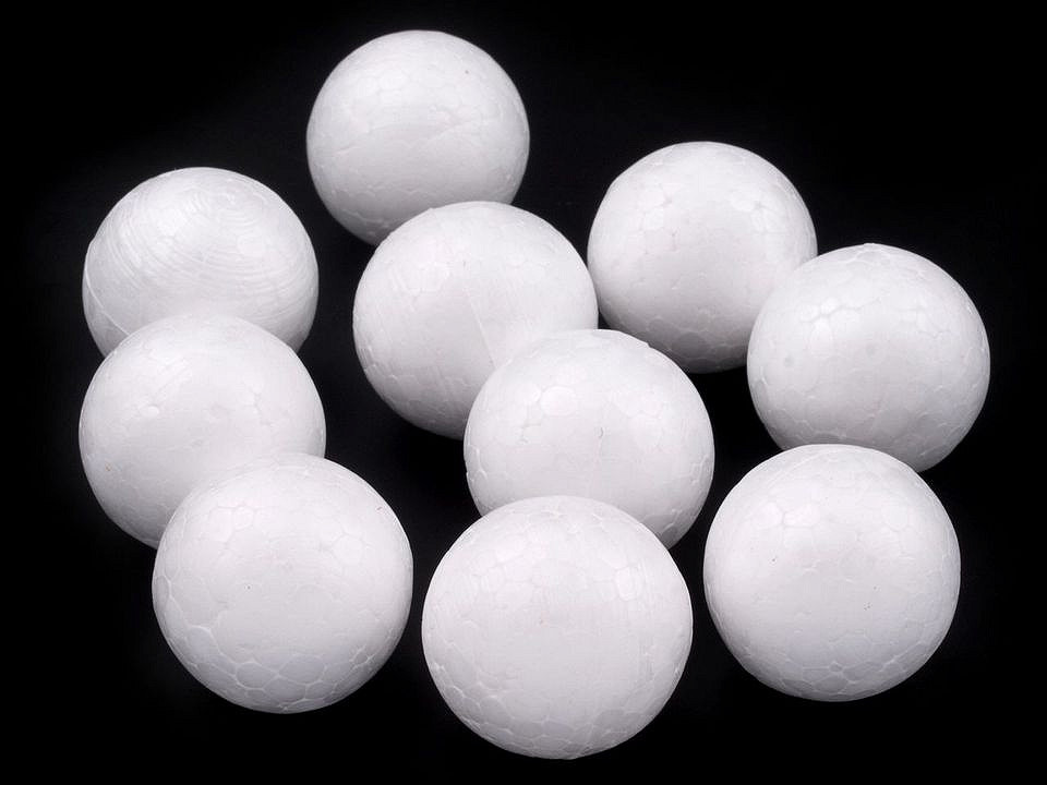 DIY Polystyrene Balls Ø2.5 cm | STOKLASA Haberdashery and Fabrics