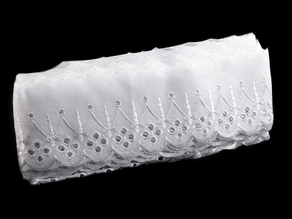Madeira - Broderie Anglaise Lace width 75 mm | STOKLASA Haberdashery ...