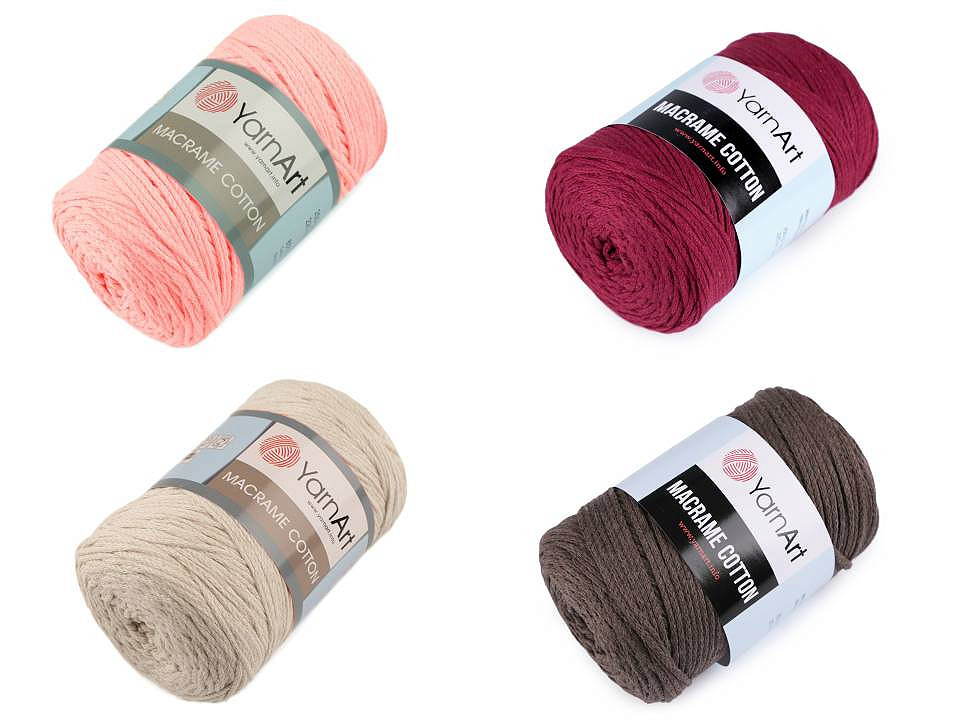 Knitting Yarn Macrame Cotton 250 g | STOKLASA Haberdashery and Fabrics