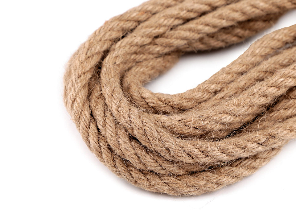 Twisted jute cord Ø10 mm | STOKLASA Haberdashery and Fabrics
