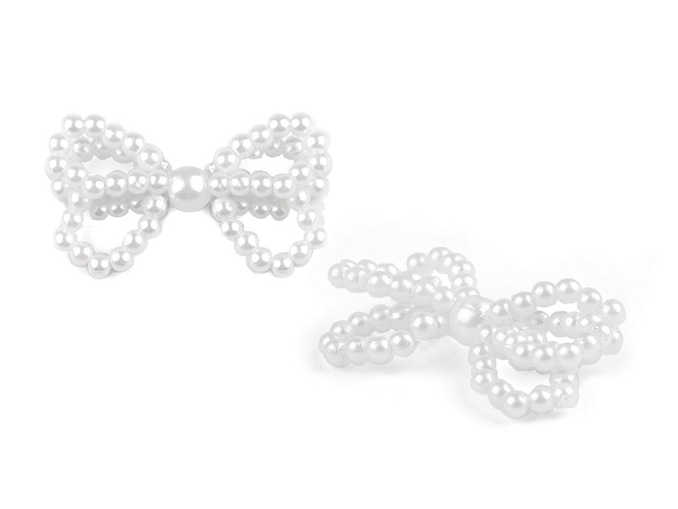 Pearl bead bow for decorating clothes and accessories | STOKLASA ...