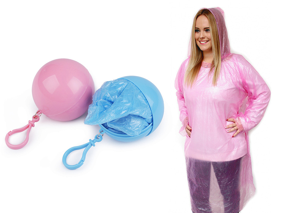 Imperméable jetable/Poncho de pluie avec mousqueton, Balle ...