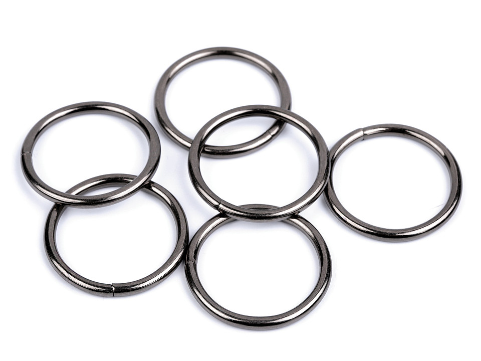 Inele metalice, Ø35 mm | STOKLASA mercerie și materiale textile