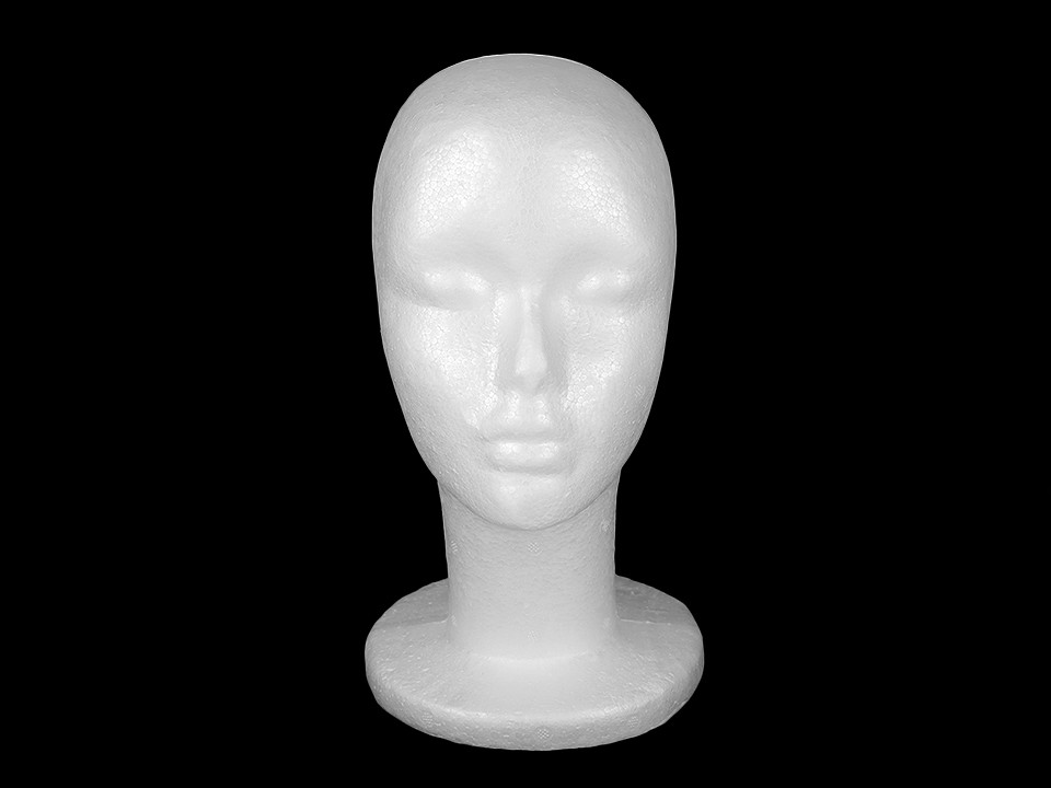 Polystyrene / Styrofoam Display Head | STOKLASA Haberdashery and Fabrics