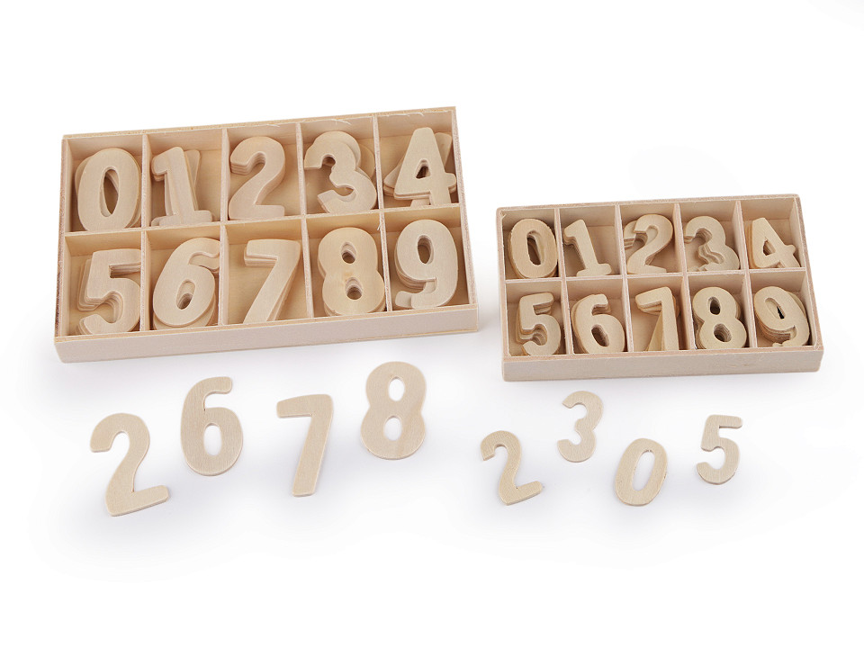 Wooden Number Learning Tool with Storage Tray | STOKLASA Haberdashery ...