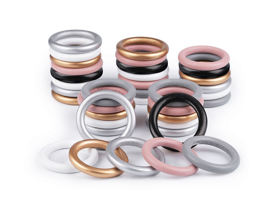 Wooden Colored Ring, outer diameter Ø50 mm | STOKLASA Haberdashery and ...