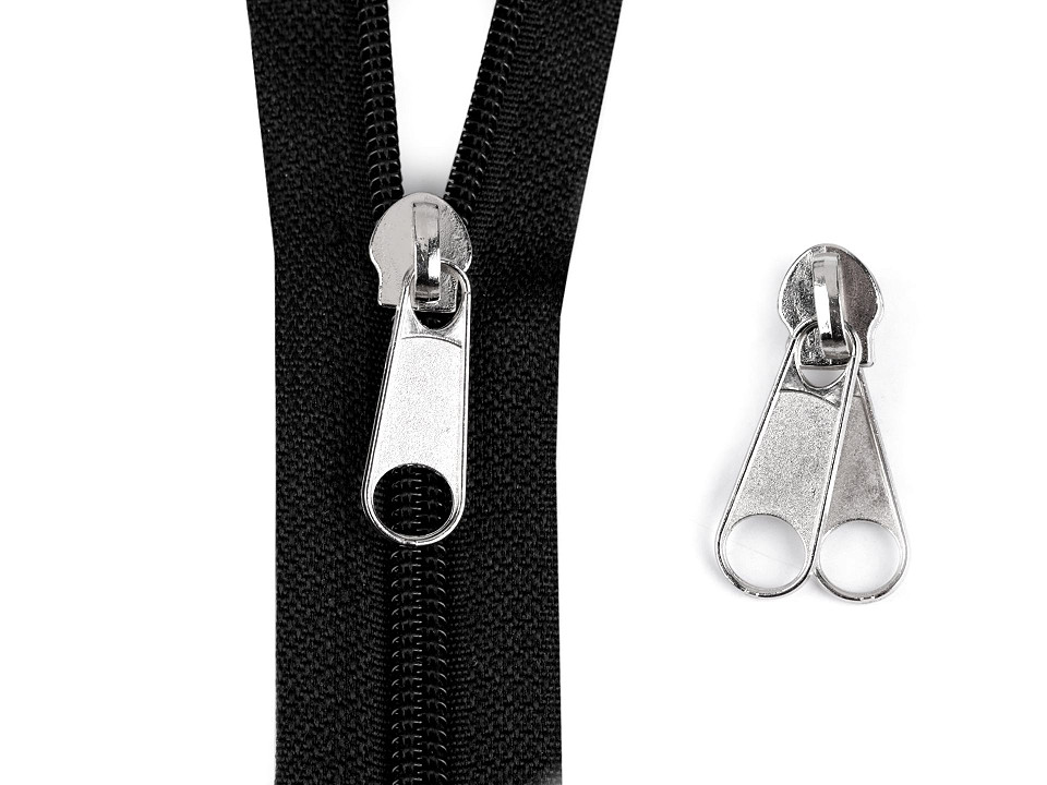 Slider for nylon / spiral zippers, double-sided, No 7 | STOKLASA ...