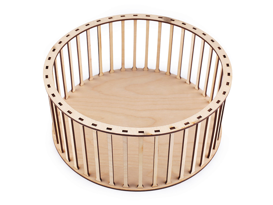 Wooden Basket Making Base / Basket Bottom Ø25 cm | STOKLASA ...