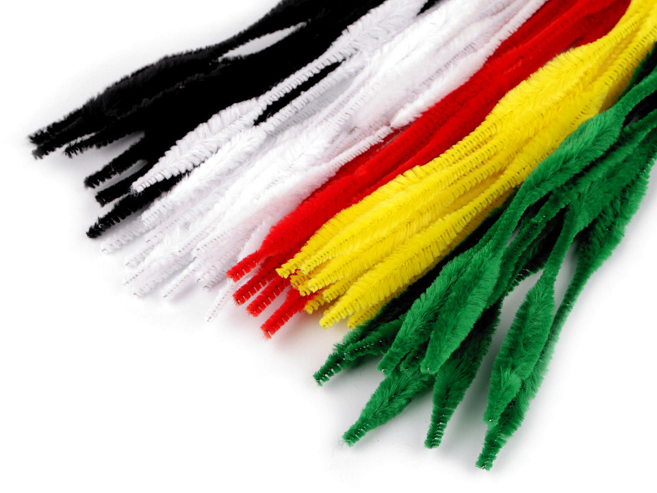 Fuzzy Chenille Wire Sticks Ø5-10 mm, length 30 cm | STOKLASA ...