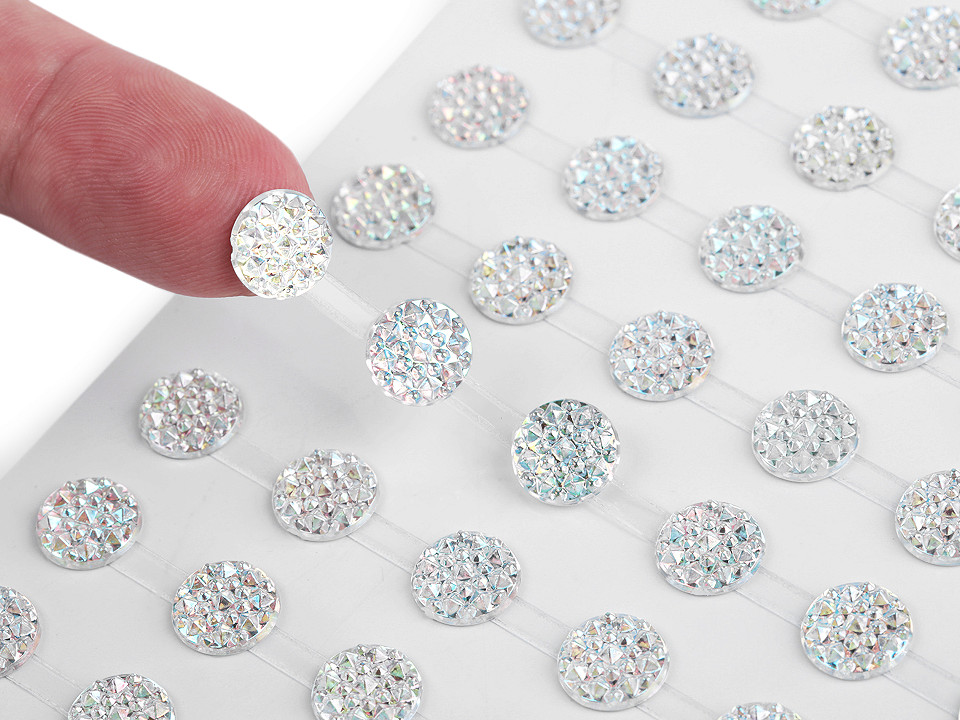 Self-adhesive decorations on adhesive strip AB Ø10 mm | STOKLASA ...