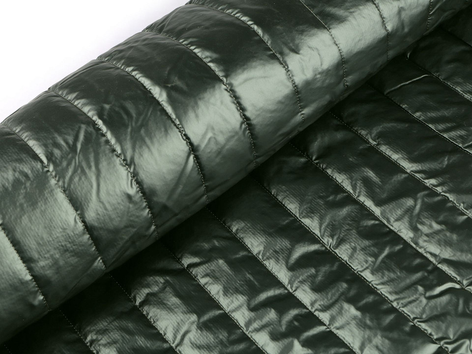 Quilted / Padded Polyester Fabric with Stripes 4.5 cm | STOKLASA ...
