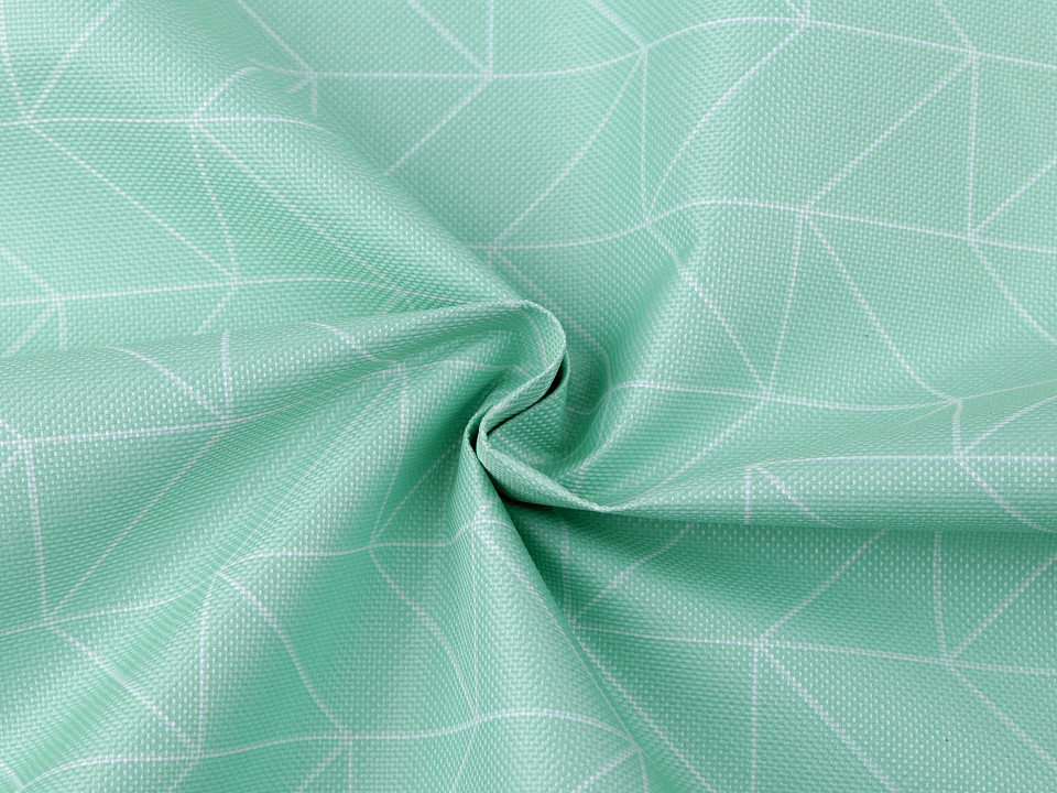 Outdoor Waterproof Fabric 600D, PVC coated, Geometric Pattern ...