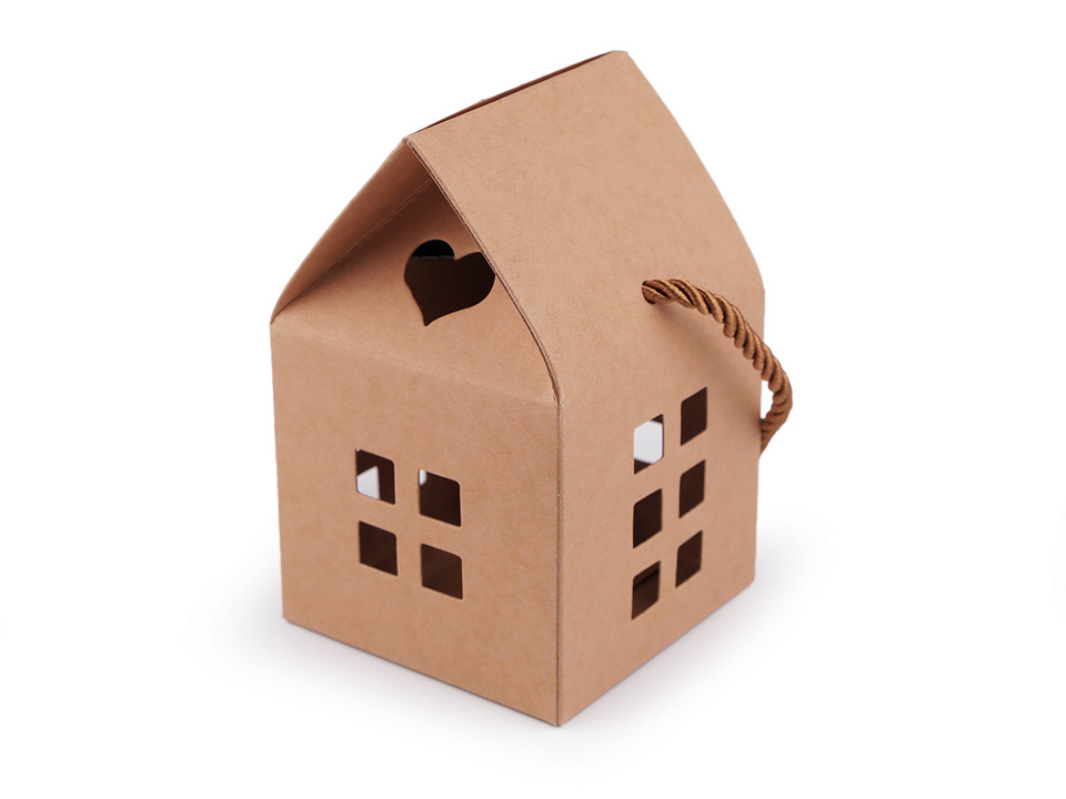 Paper box, house | STOKLASA Haberdashery and Fabrics