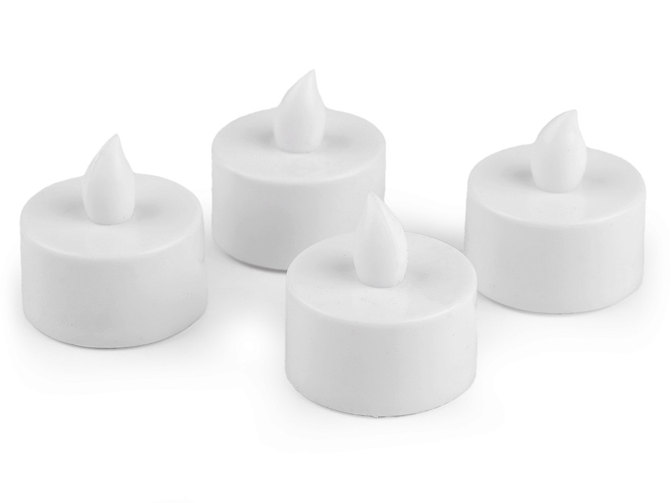 LED tea light, battery operated Ø3.6 cm | STOKLASA Haberdashery and Fabrics