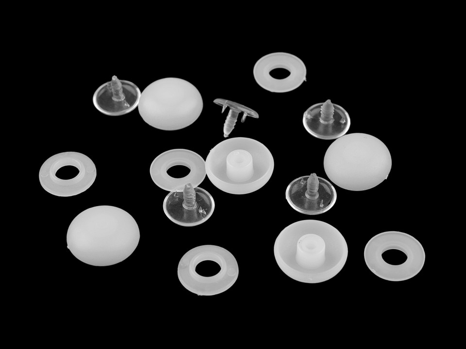 Plastic self-cover button for cap, size 26' | STOKLASA Haberdashery and ...