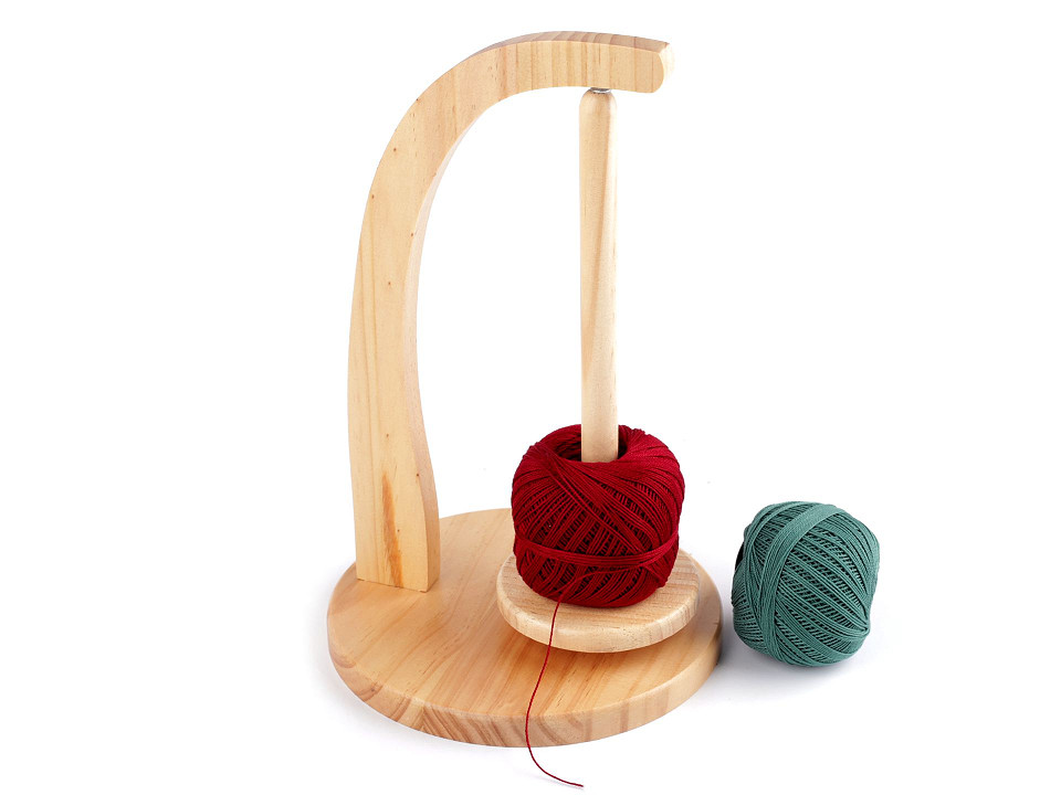 Wooden yarn unwinder | STOKLASA Haberdashery and Fabrics