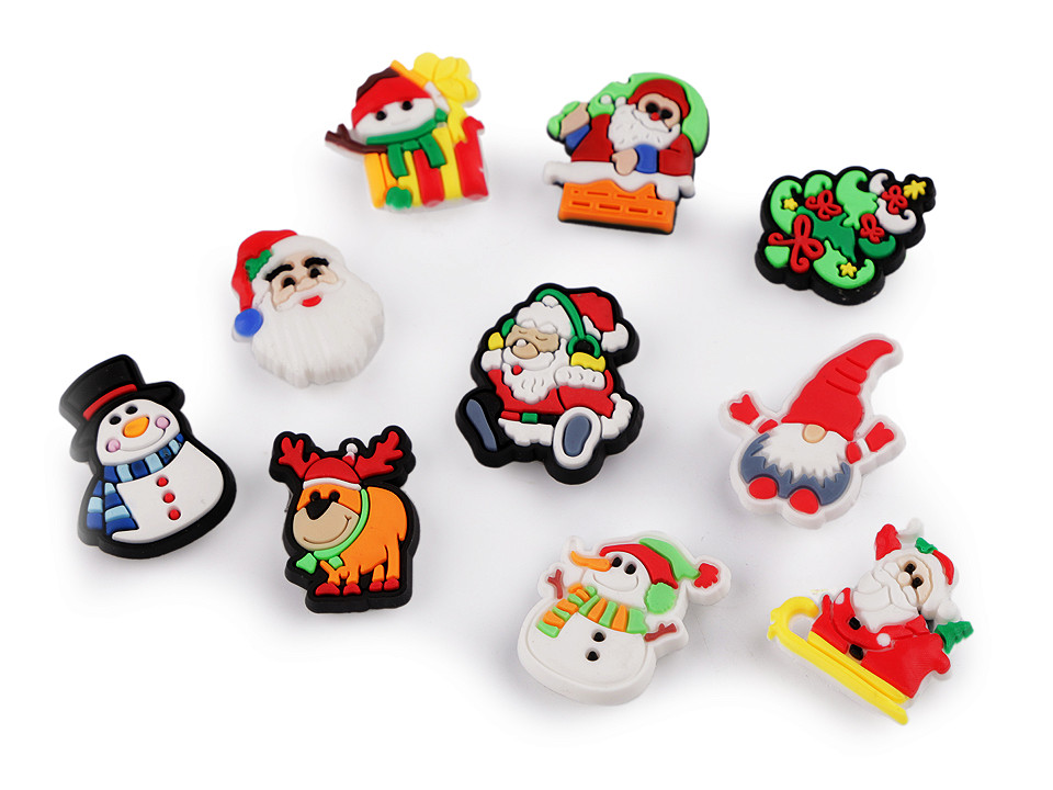 Silicone magnets - Christmas | STOKLASA Haberdashery and Fabrics