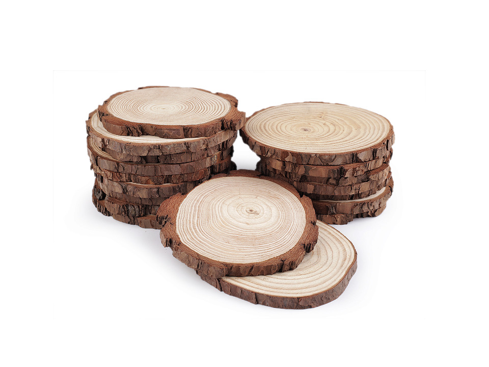 Natural Wood Tree Branch Slice / Wood Circle, for DIY, Ø14 | STOKLASA ...