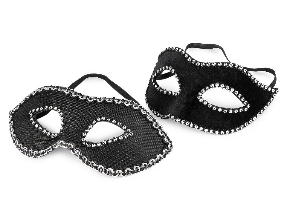 Party / Carnival eye mask with rhinestones | STOKLASA Haberdashery and ...