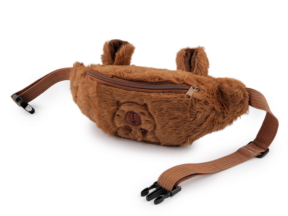 Capybara fur fanny pack 29x15 cm | STOKLASA Haberdashery and Fabrics